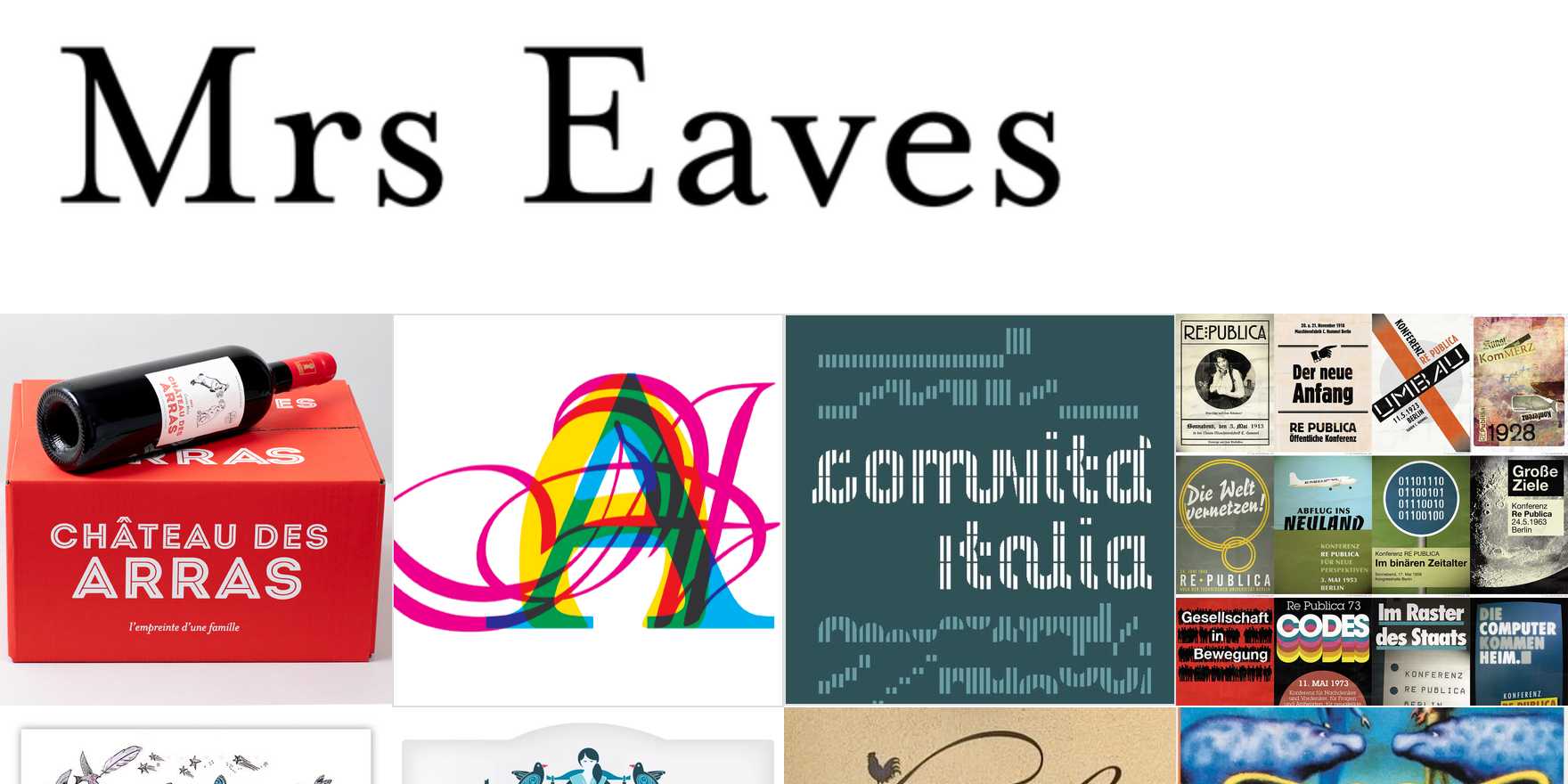Mrs Eaves in use - Fonts In Use