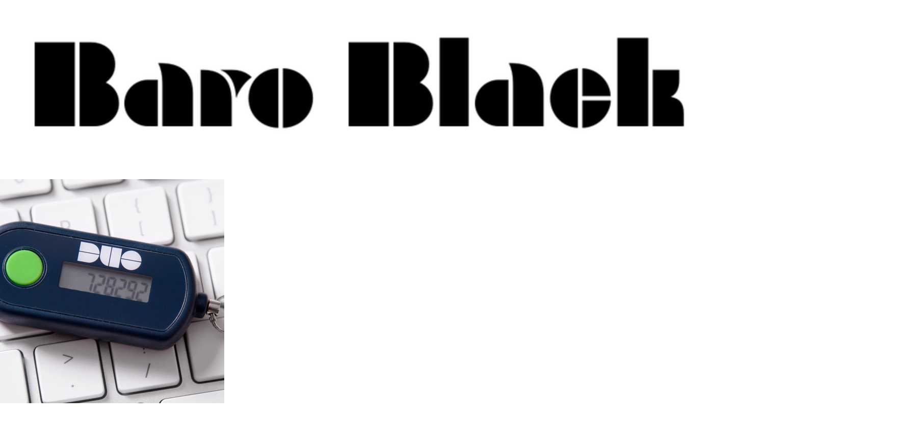 Baro Black in use - Fonts In Use