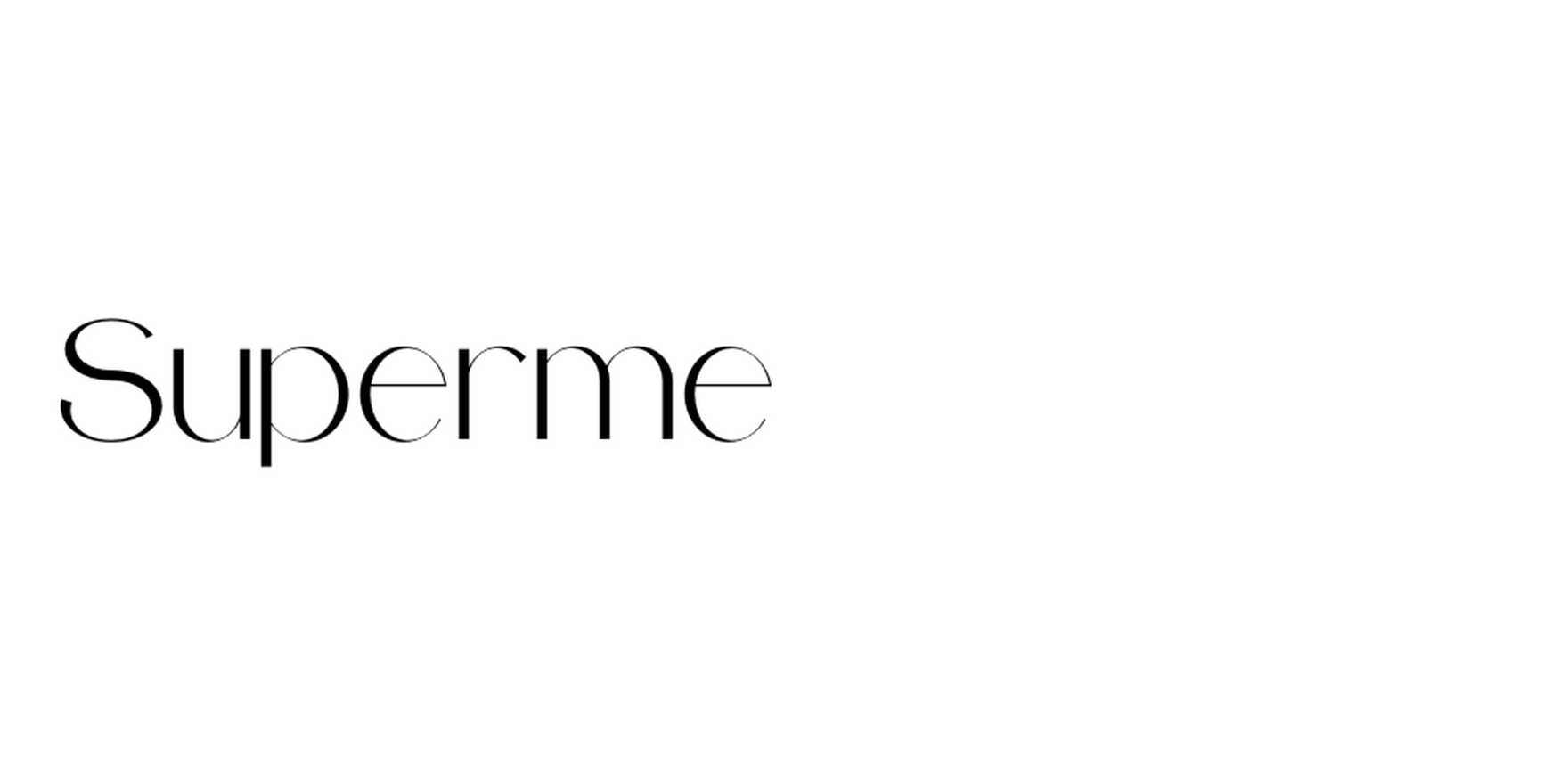 Superme in use - Fonts In Use