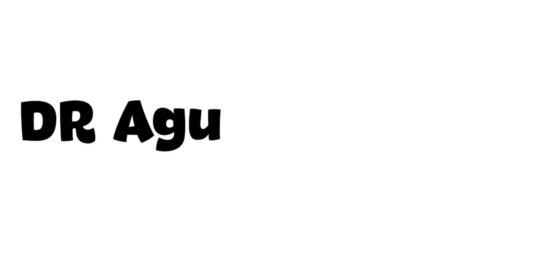 DR Agu in use - Fonts In Use