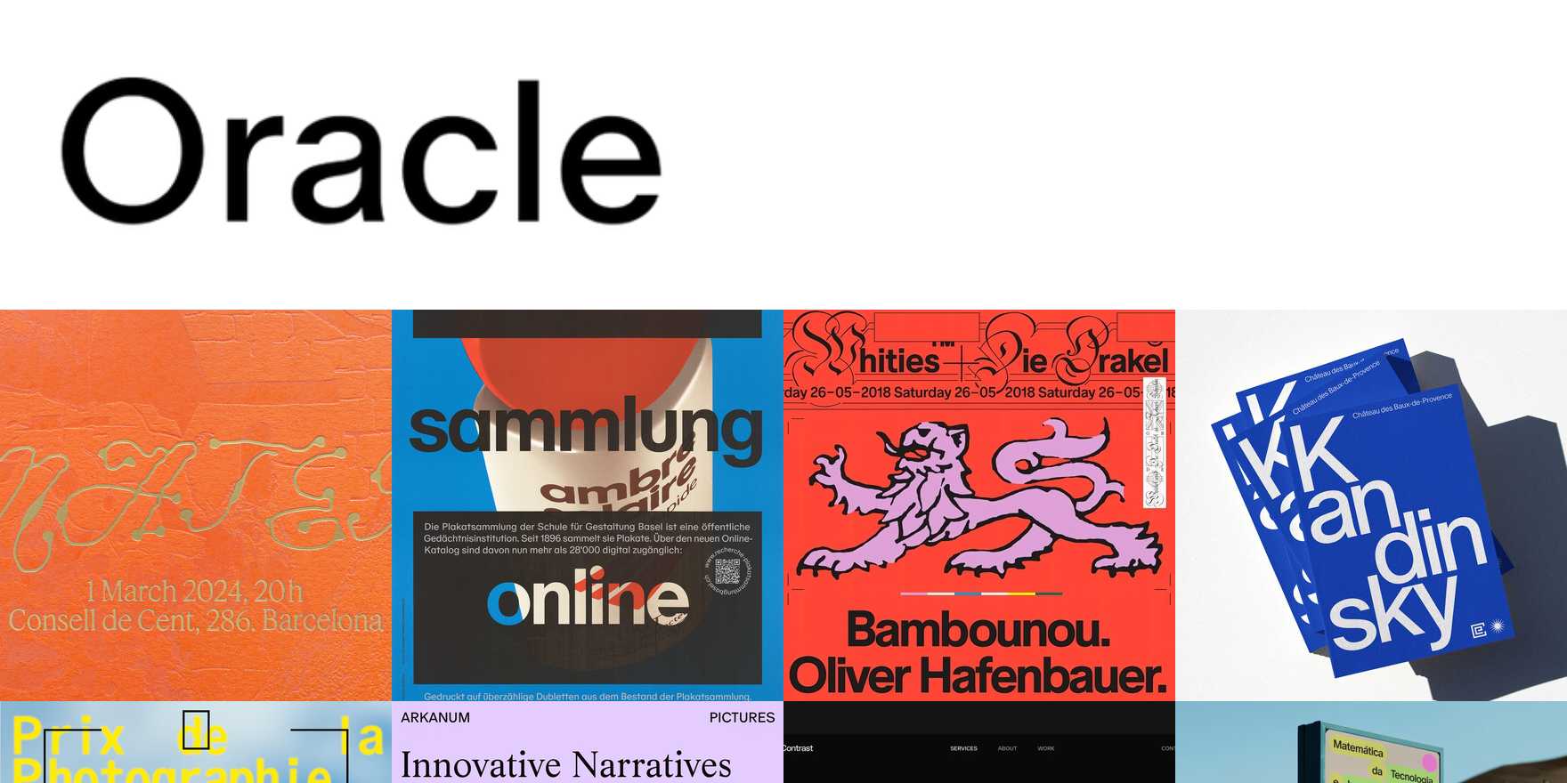ABC Oracle in use - Fonts In Use