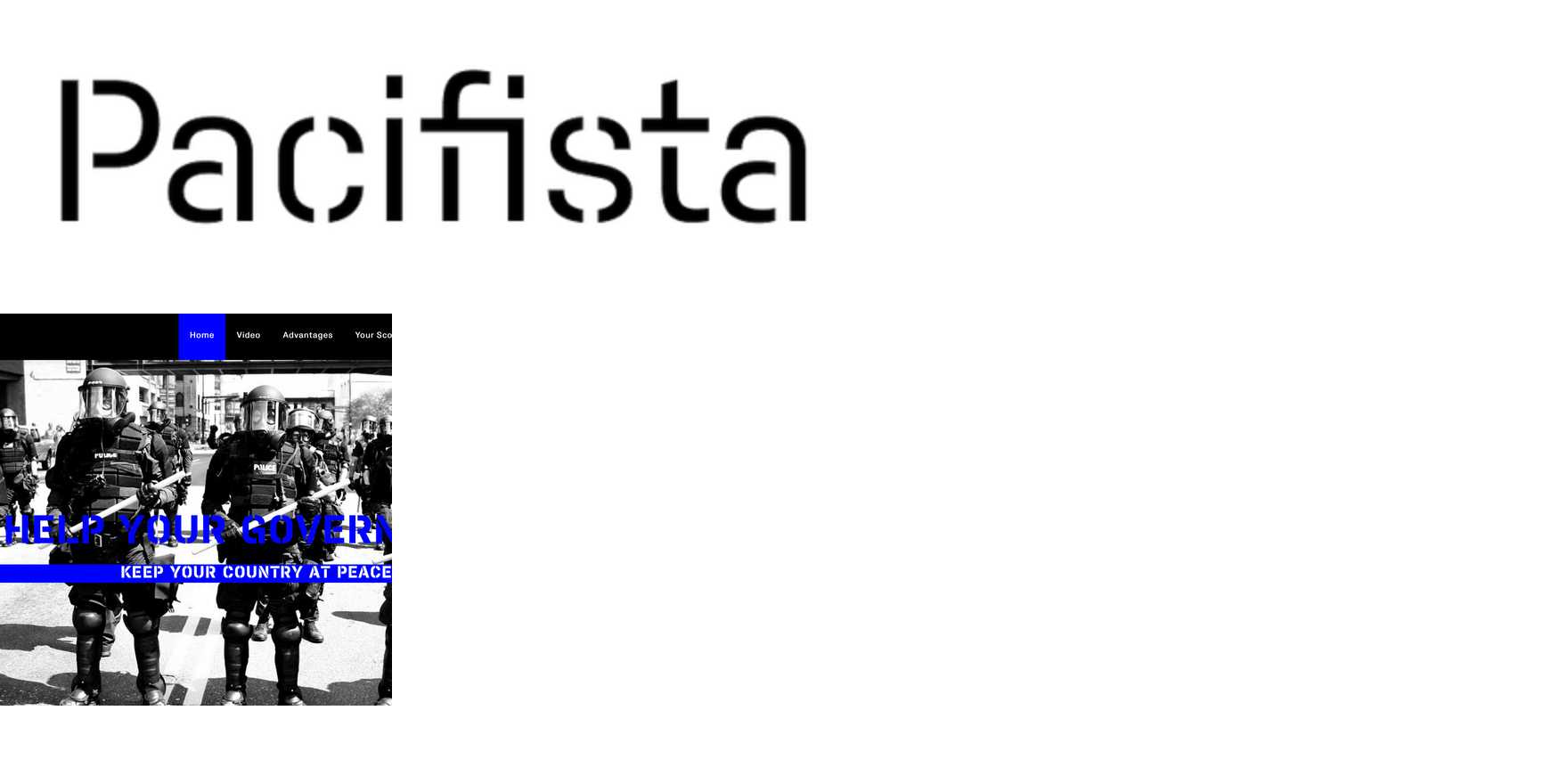 Pacifista in use - Fonts In Use