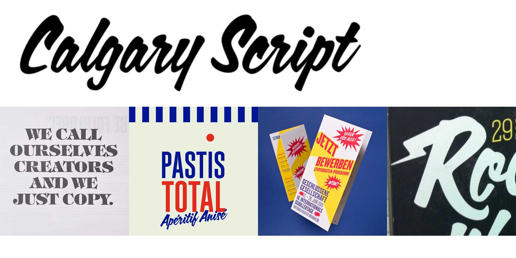 Calgary Script in use - Fonts In Use
