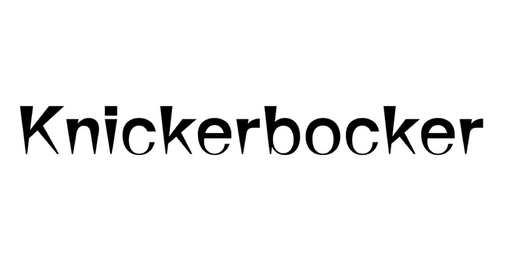 Knickerbocker in use - Fonts In Use