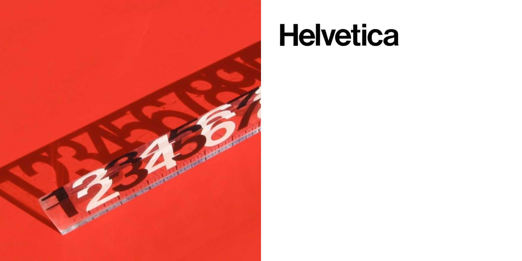 13-inch Lucite® ruler - Fonts In Use