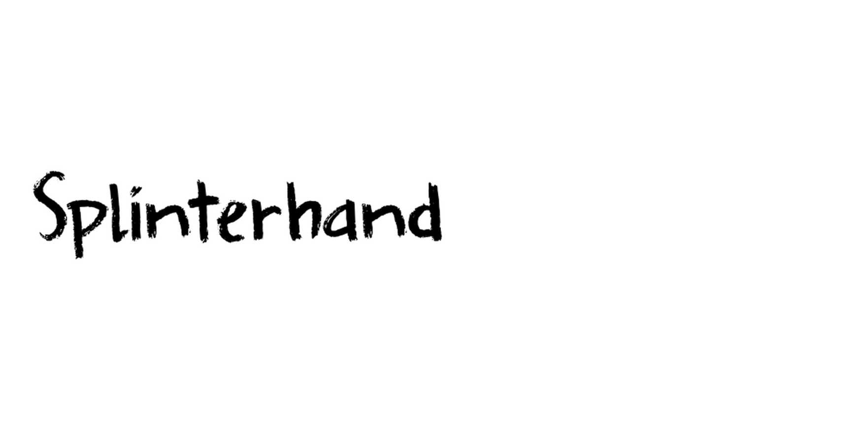 Splinterhand in use - Fonts In Use