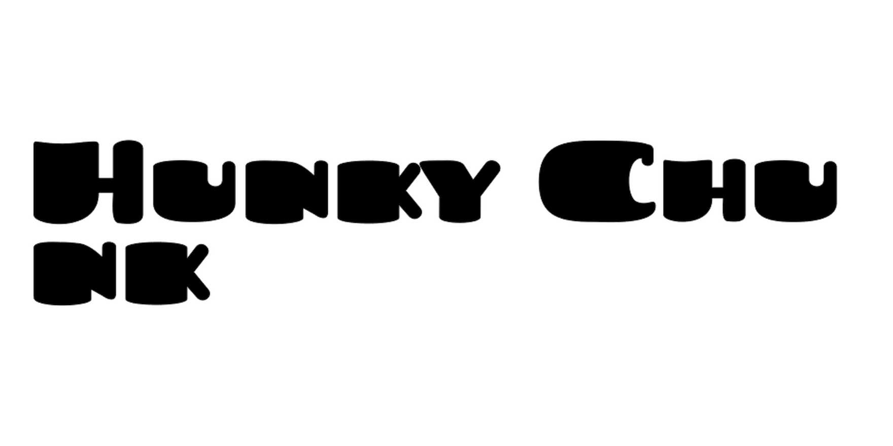 Hunky Chunk in use - Fonts In Use