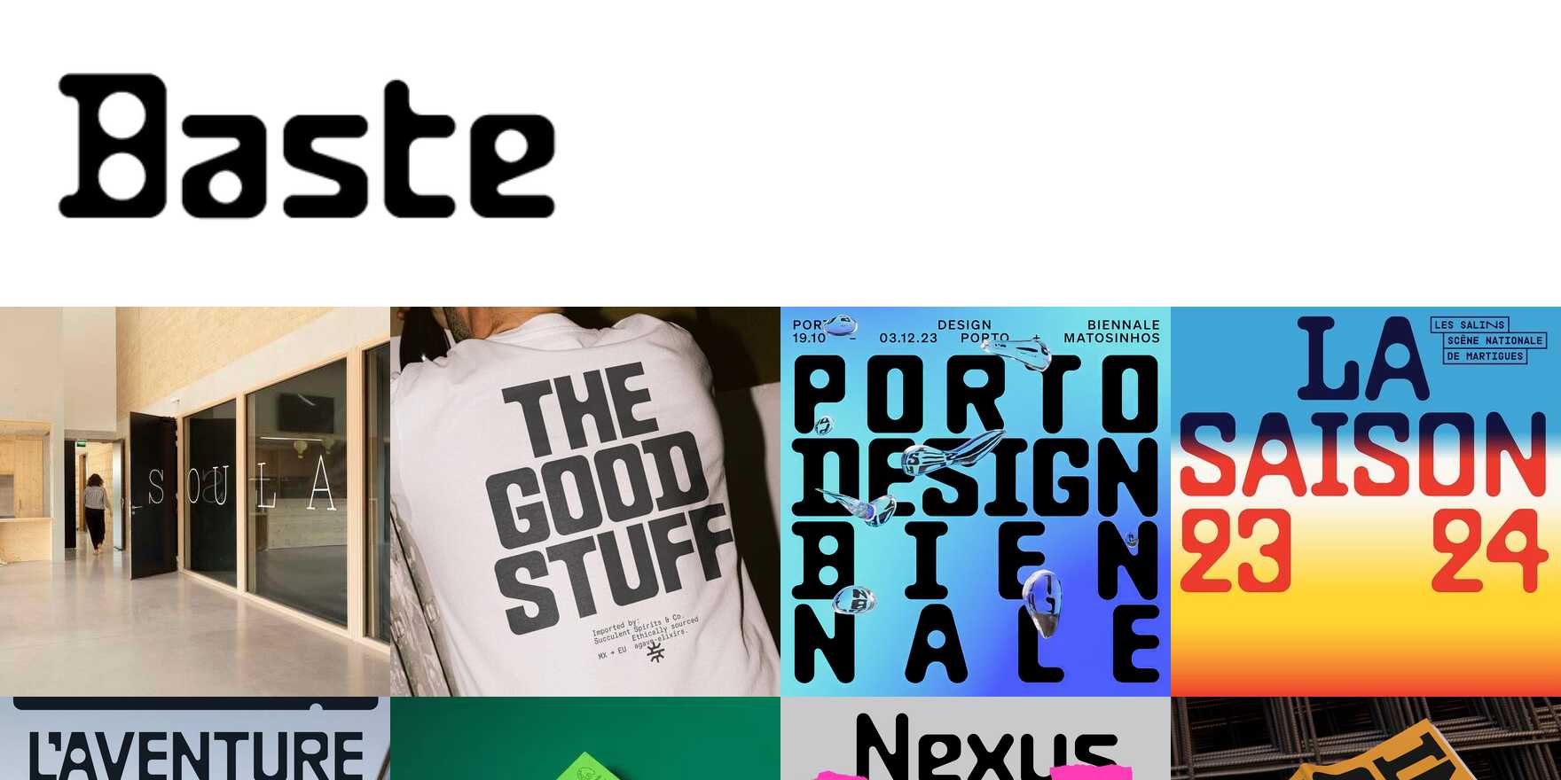 Baste in use - Fonts In Use