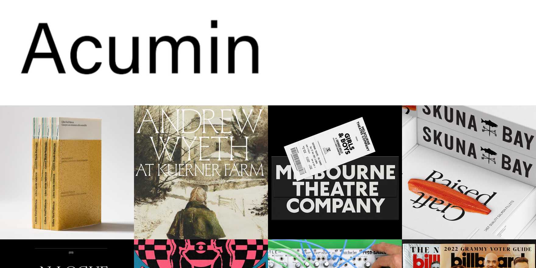 Acumin in use - Fonts In Use