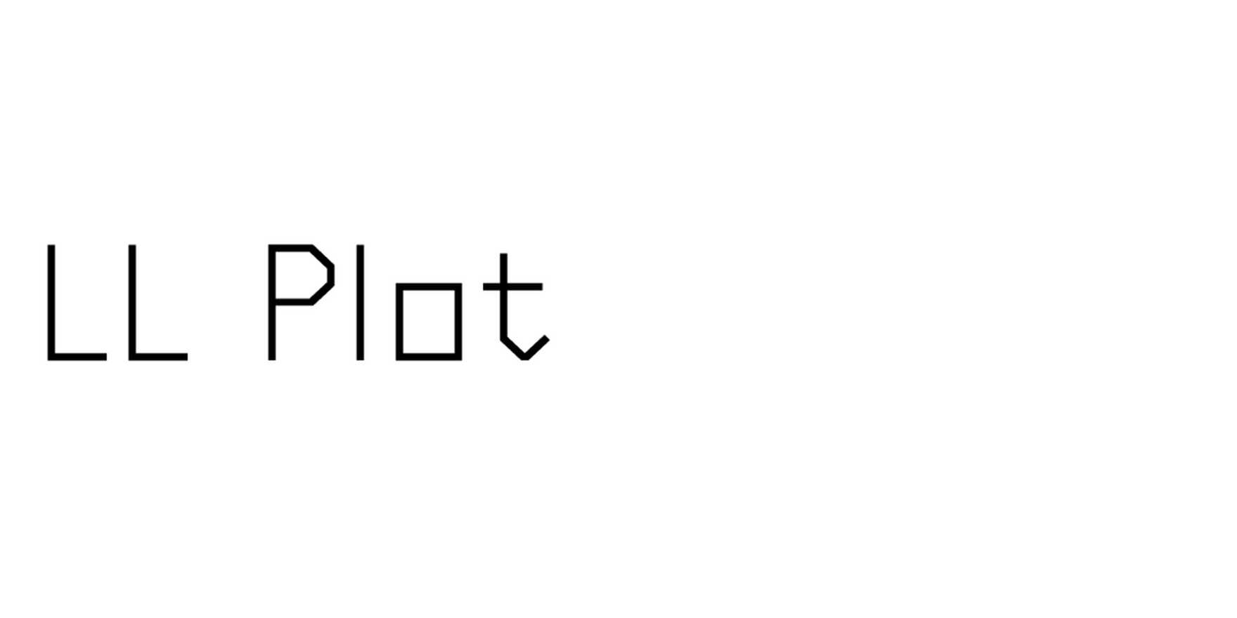 LL Plot in use - Fonts In Use