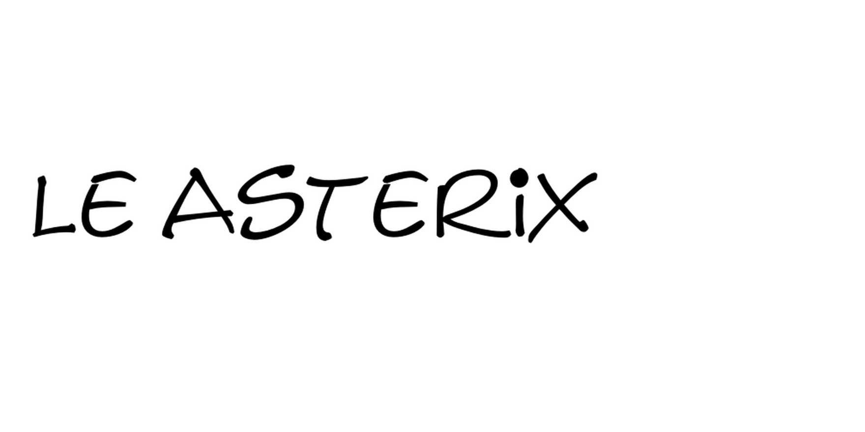 Le Asterix in use - Fonts In Use