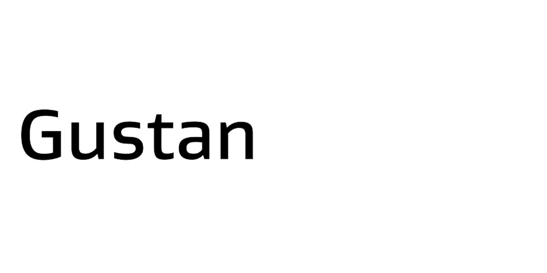 Gustan in use - Fonts In Use