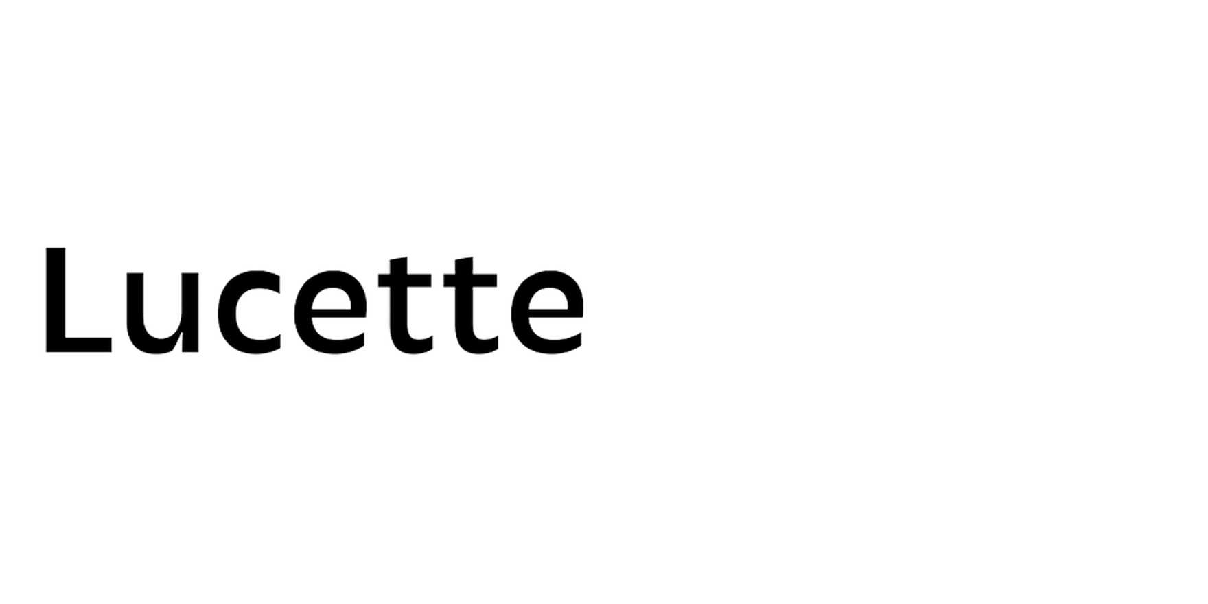 Lucette in use - Fonts In Use