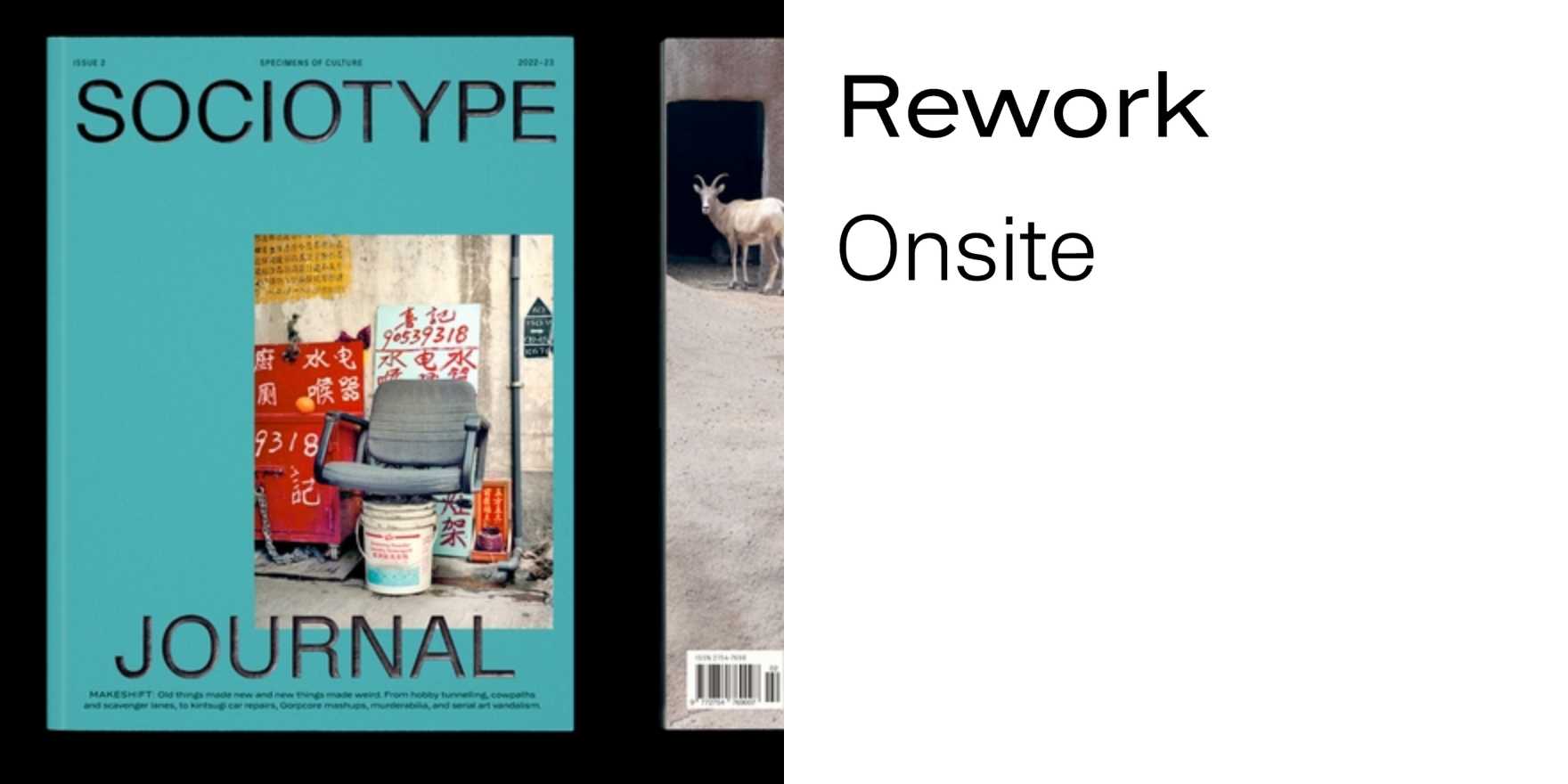 Sociotype Journal, issue #2: “Makeshift” - Fonts In Use