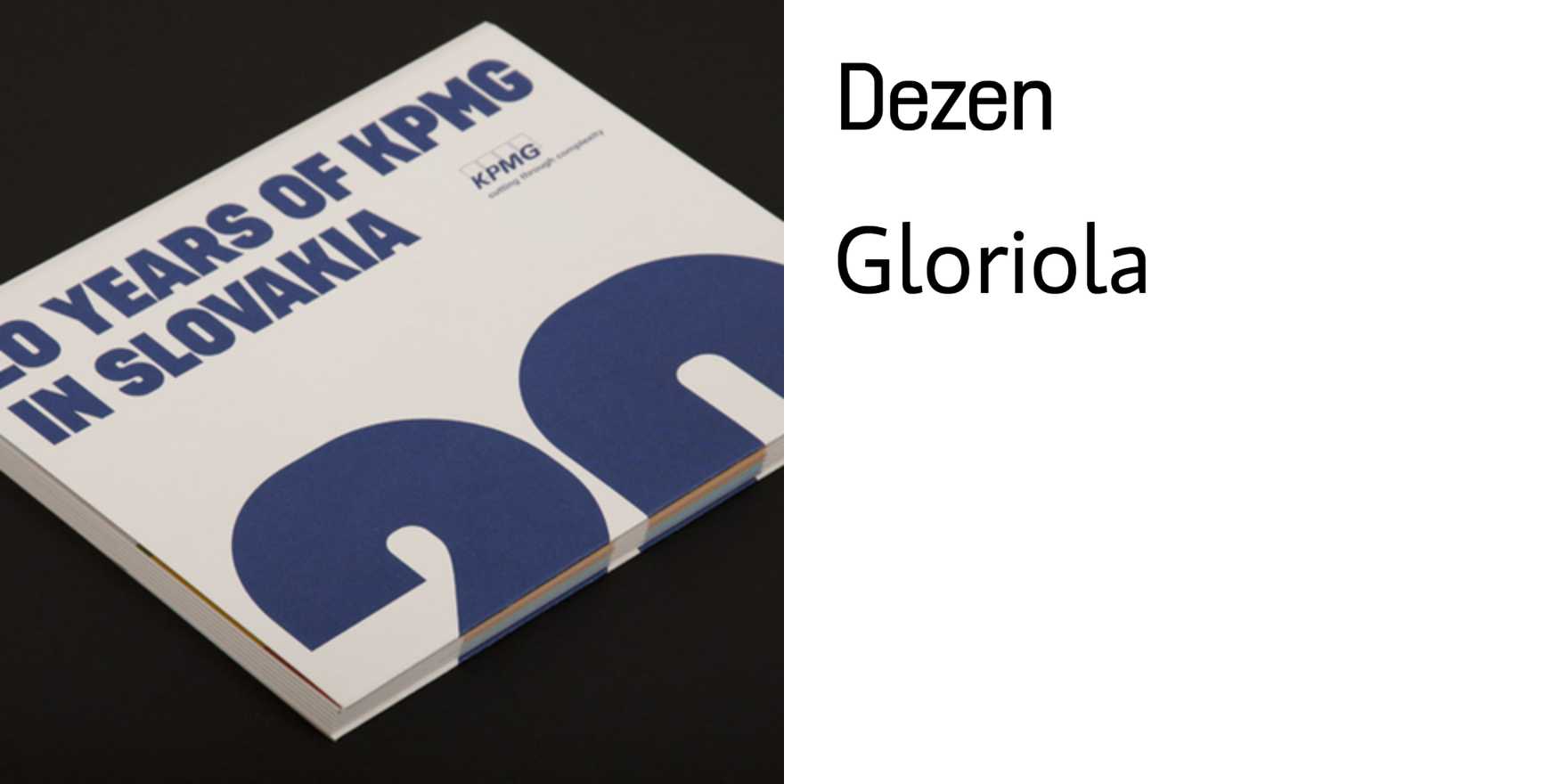 20 Years of KPMG - Fonts In Use