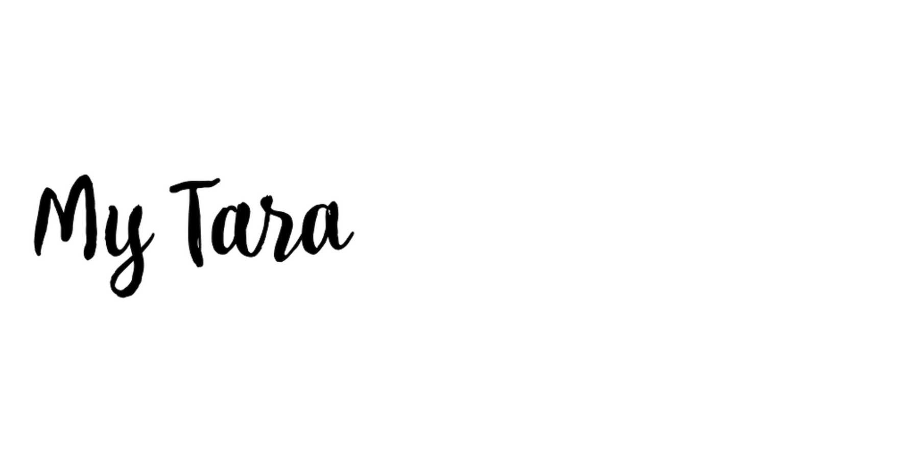My Tara in use - Fonts In Use