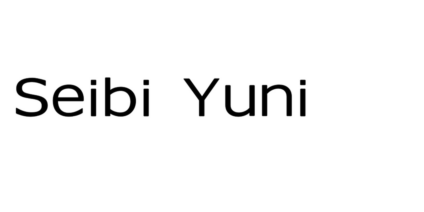 Seibi Yuni in use - Fonts In Use