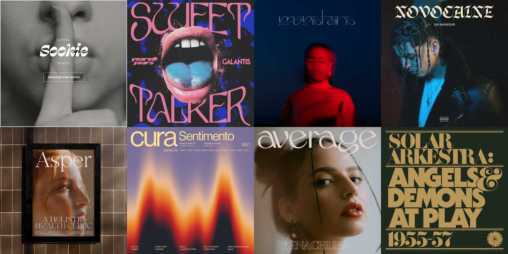 ALBUM DESIGN - Fonts In Use