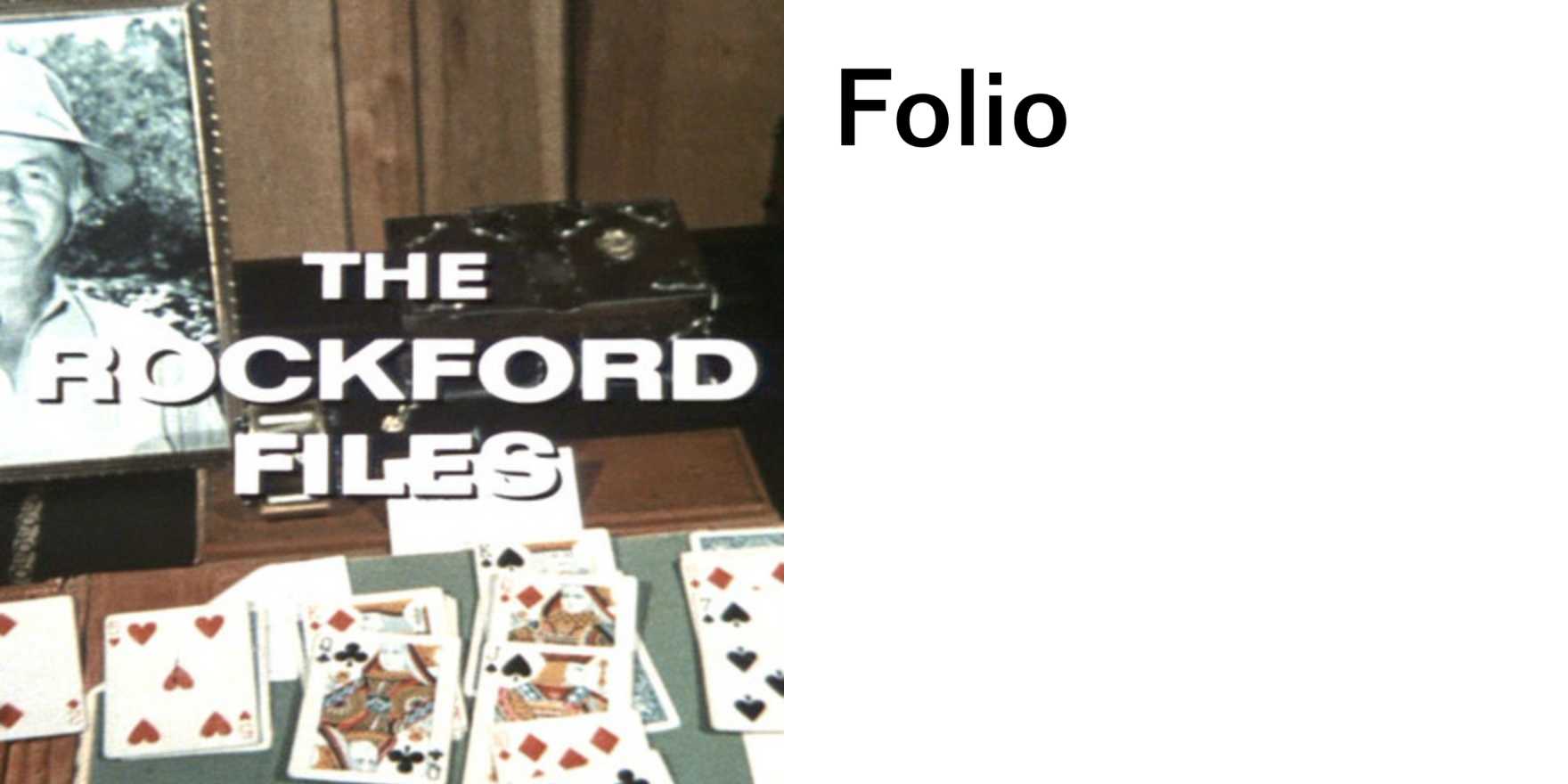 The Rockford Files Titles - Fonts In Use
