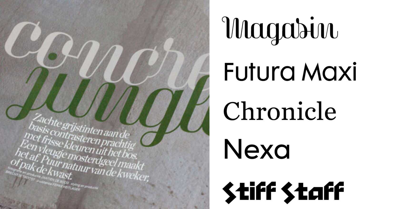 Elle Decoration (NL) - Fonts In Use