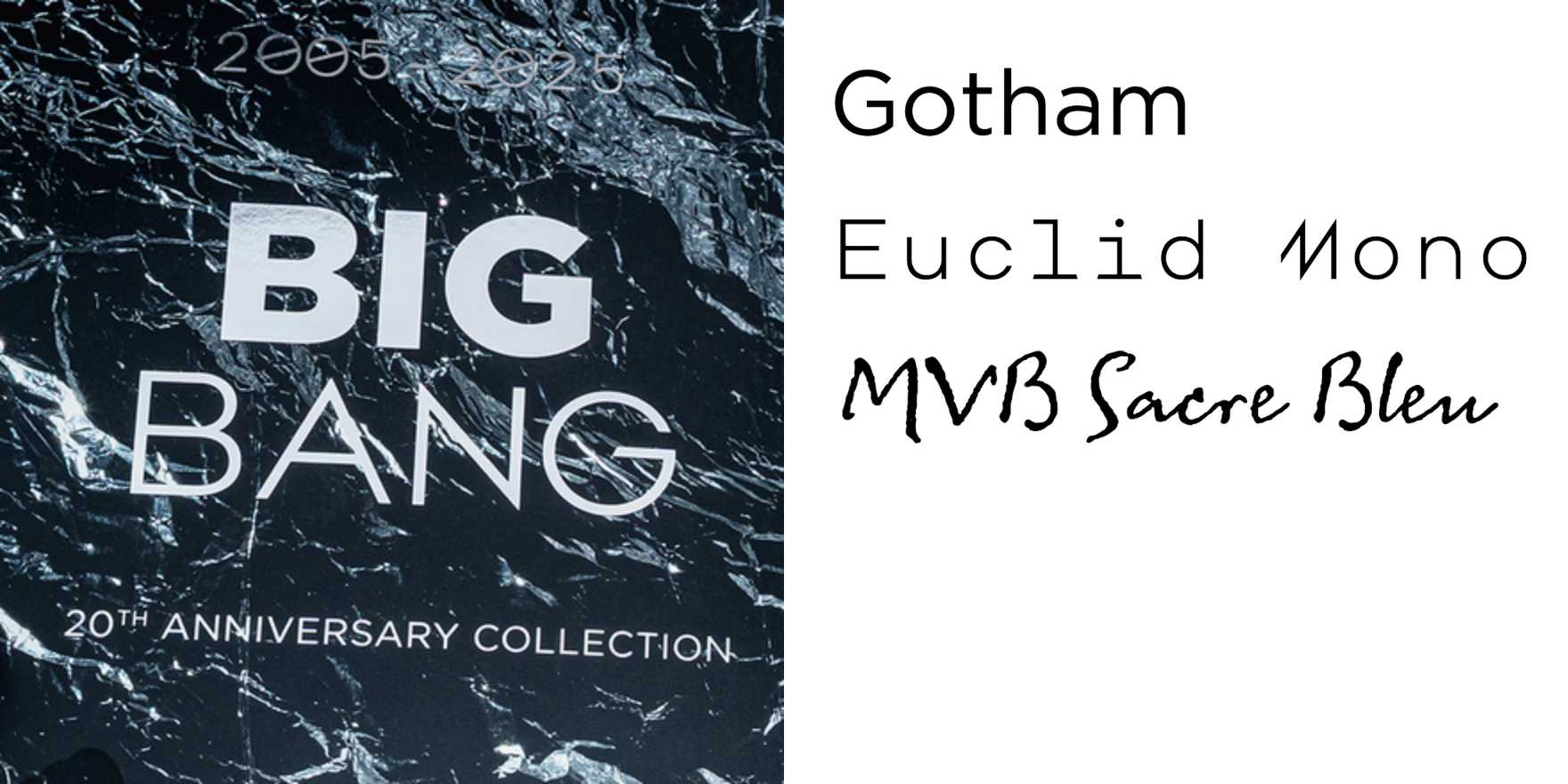 Big Bang Book by Hublot - Fonts In Use