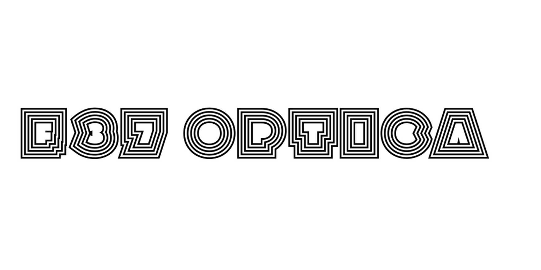 F37 Optica in use - Fonts In Use