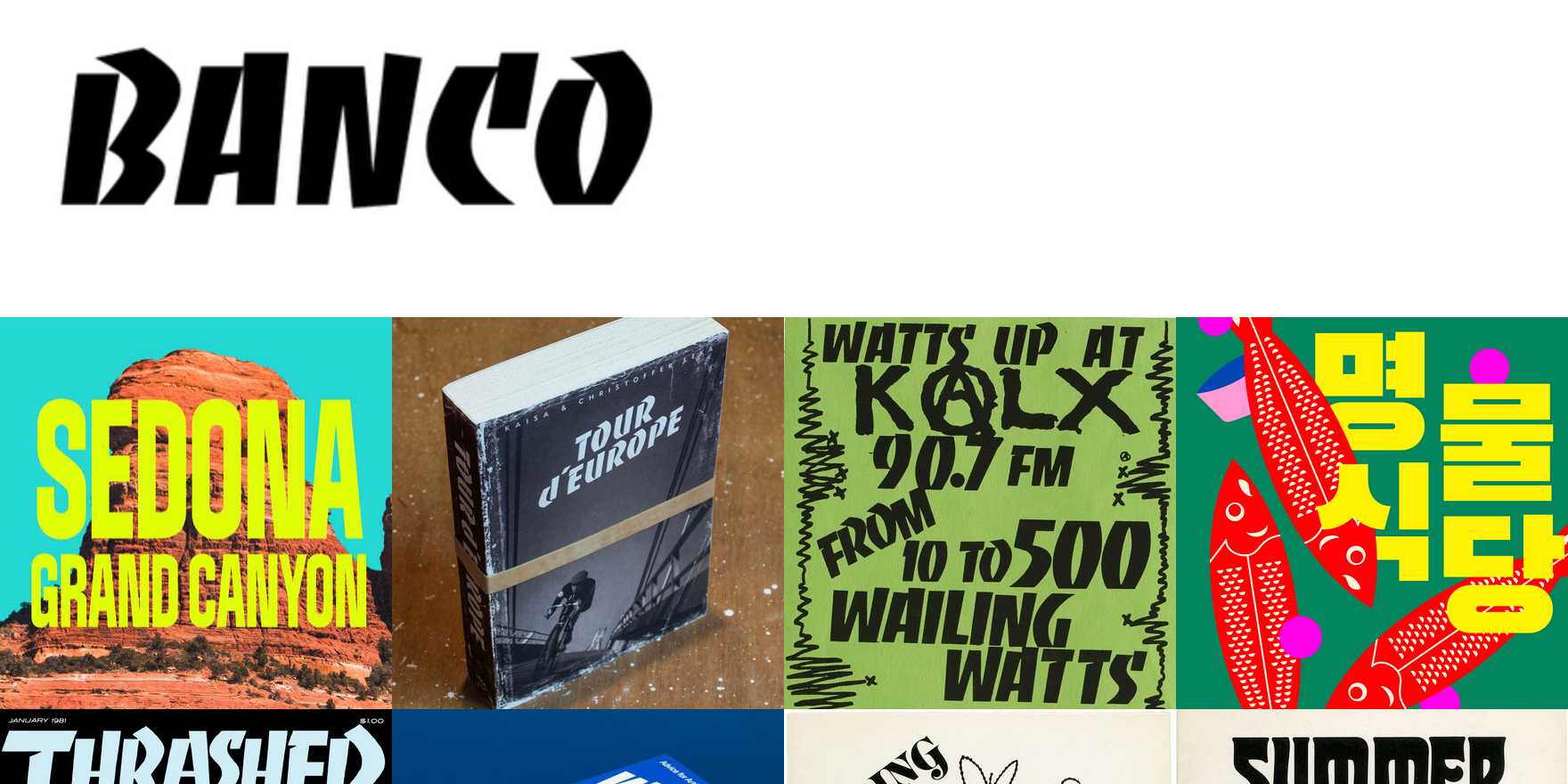 Banco in use - Fonts In Use