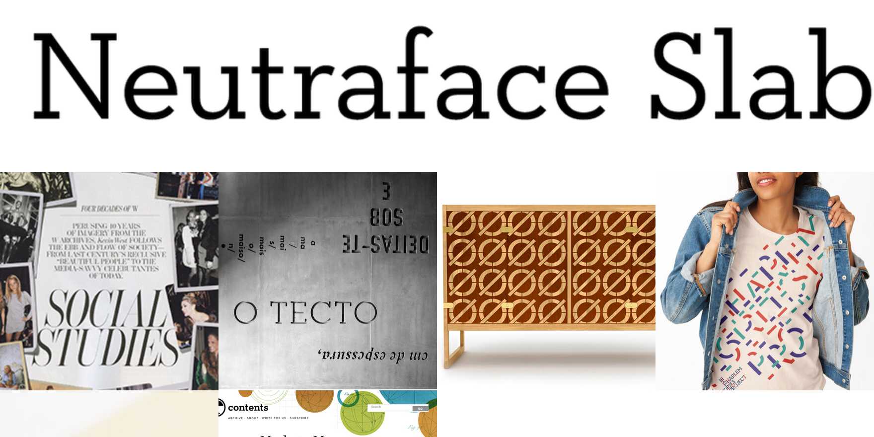 Neutraface Slab in use - Fonts In Use