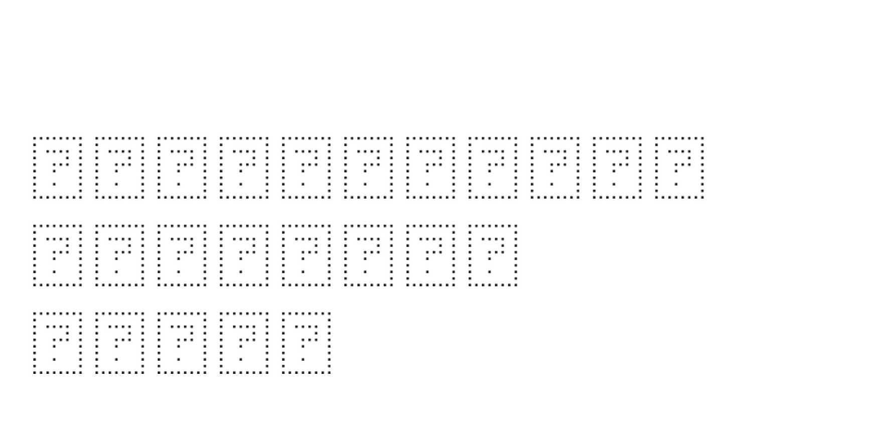 LTR Federal Eighteen Lines in use - Fonts In Use