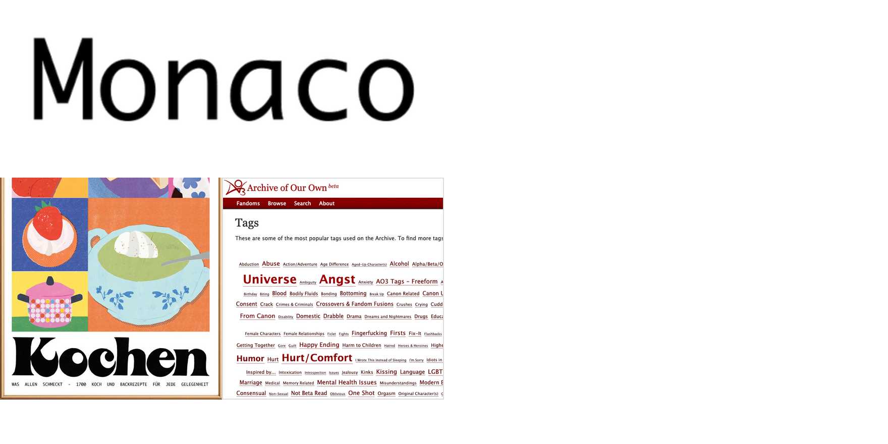 Monaco in use - Fonts In Use
