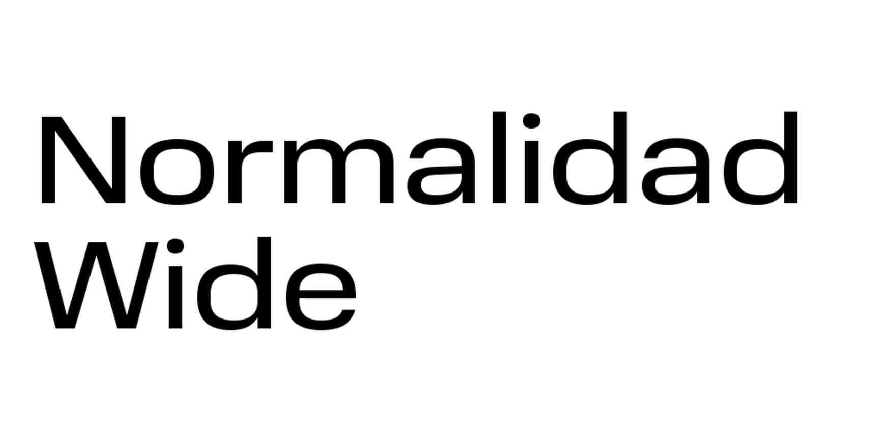 Normalidad Wide in use - Fonts In Use