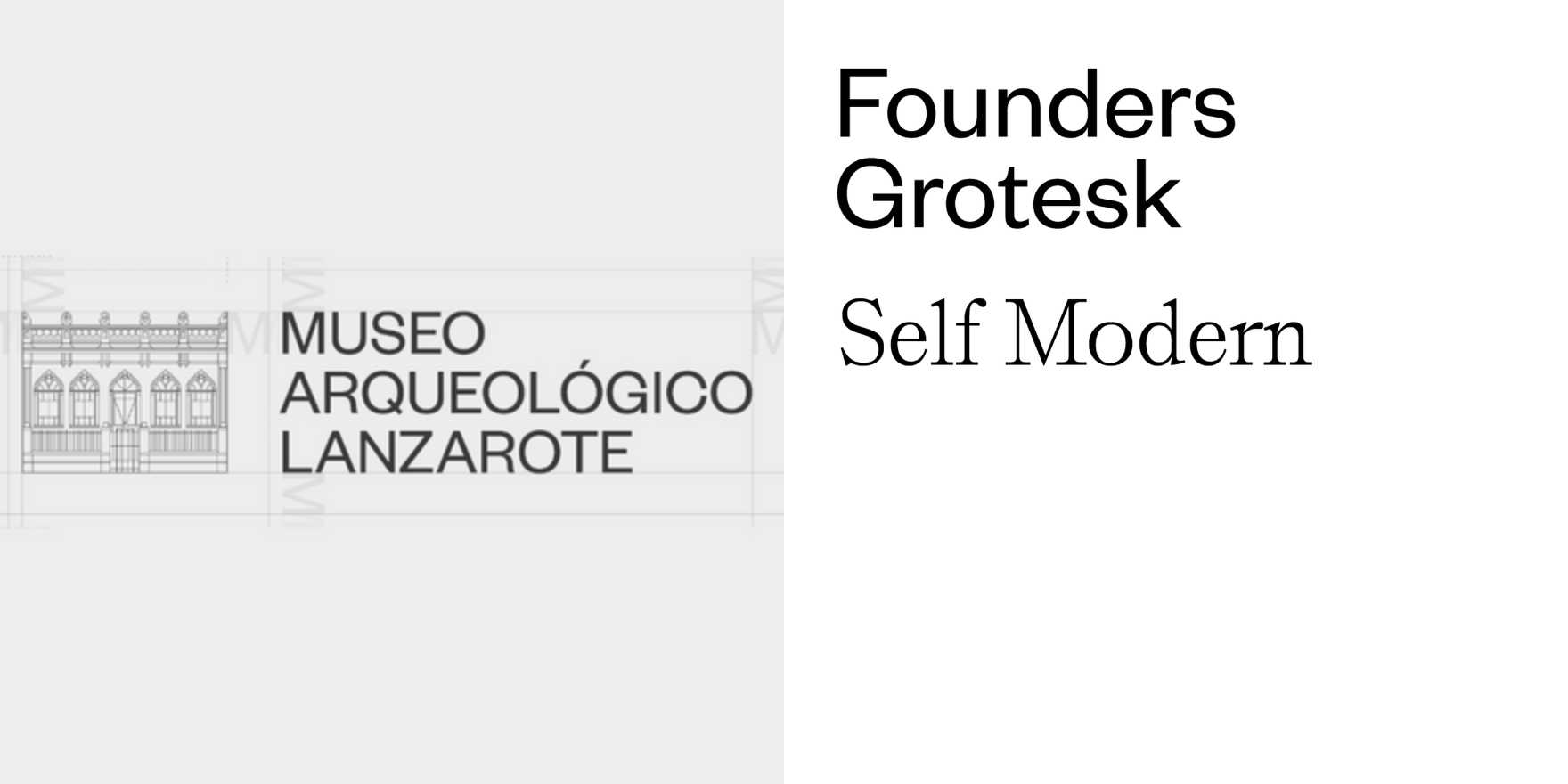 Museo Arqueológico de Lanzarote - Fonts In Use