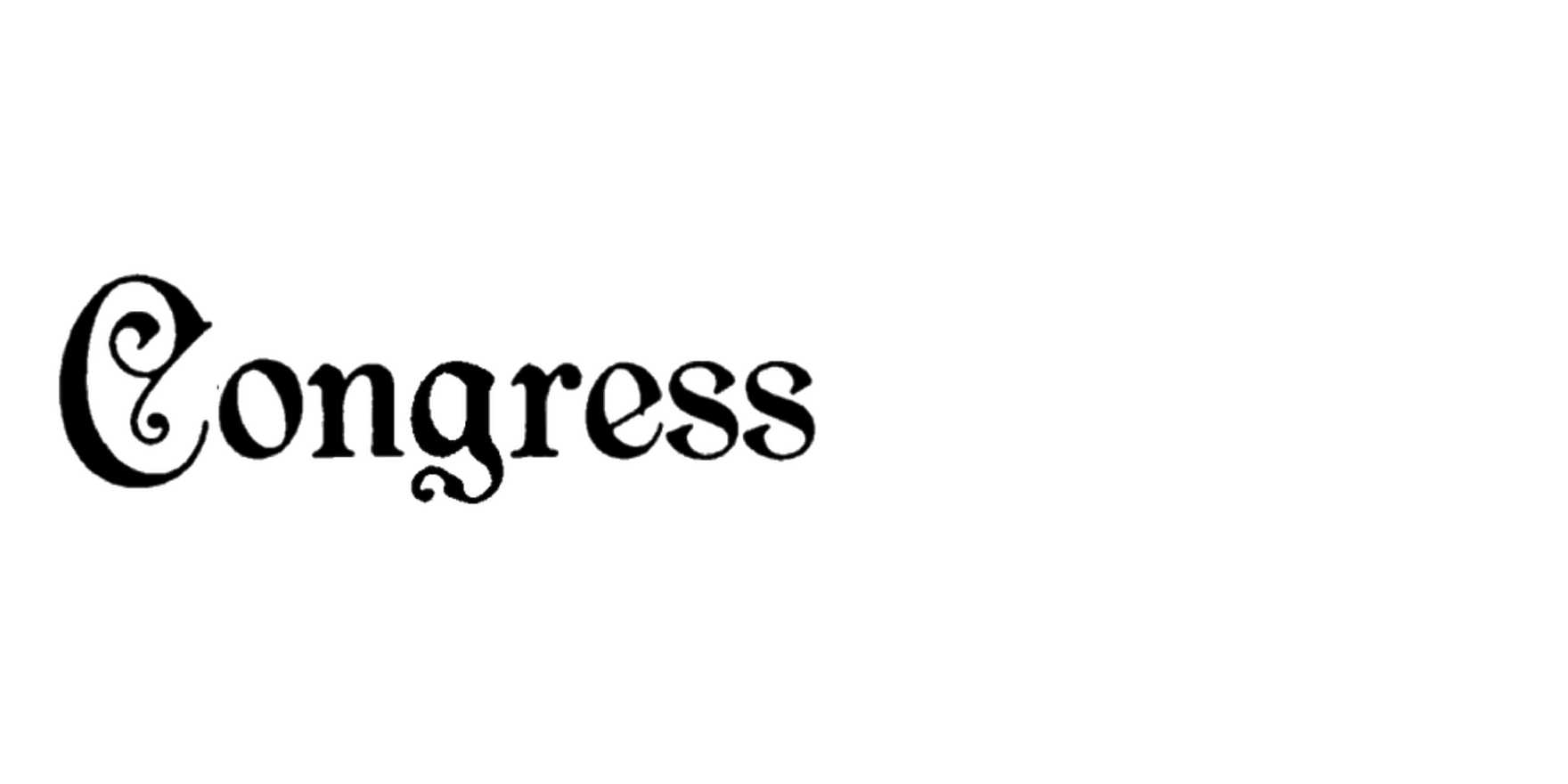 Congress in use - Fonts In Use