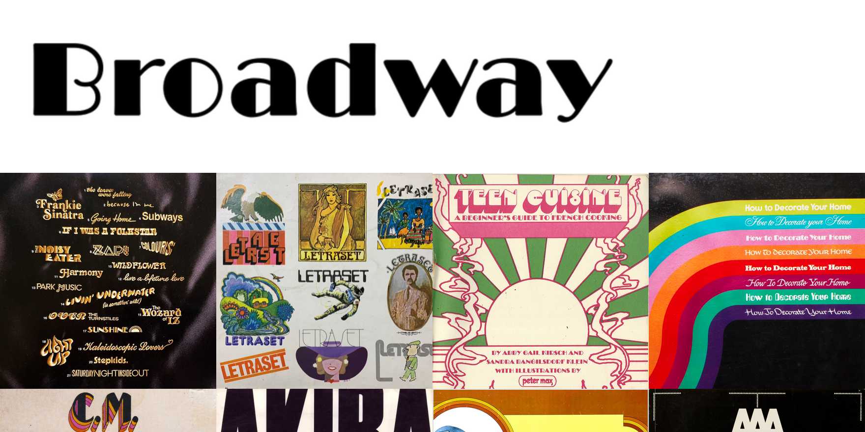 Broadway in use - Fonts In Use