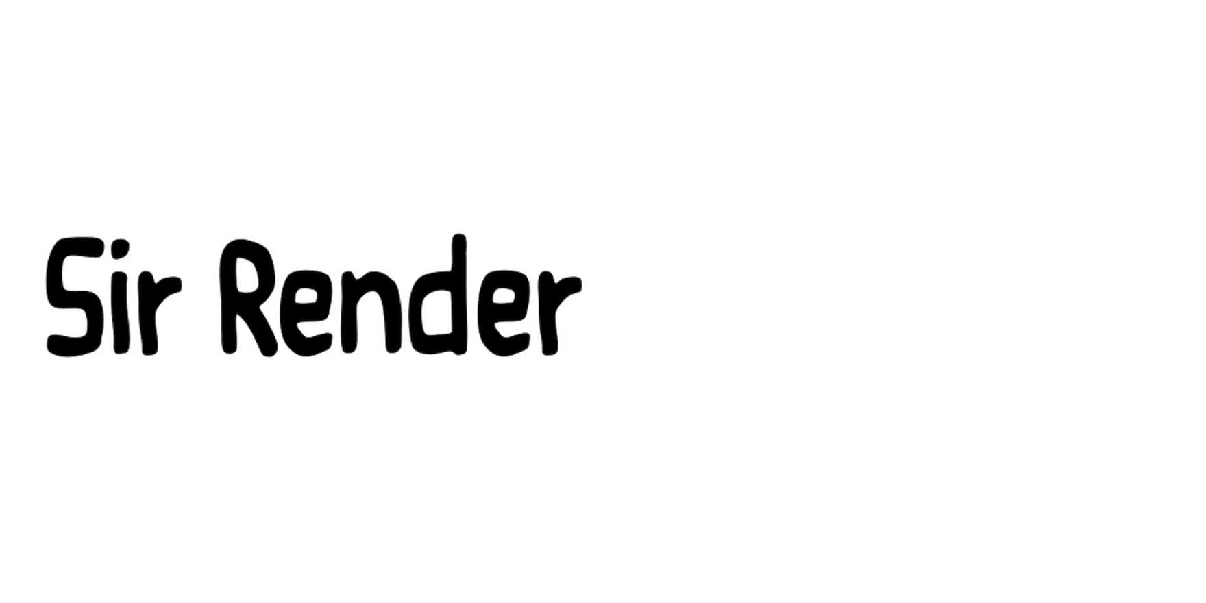 Sir Render in use - Fonts In Use