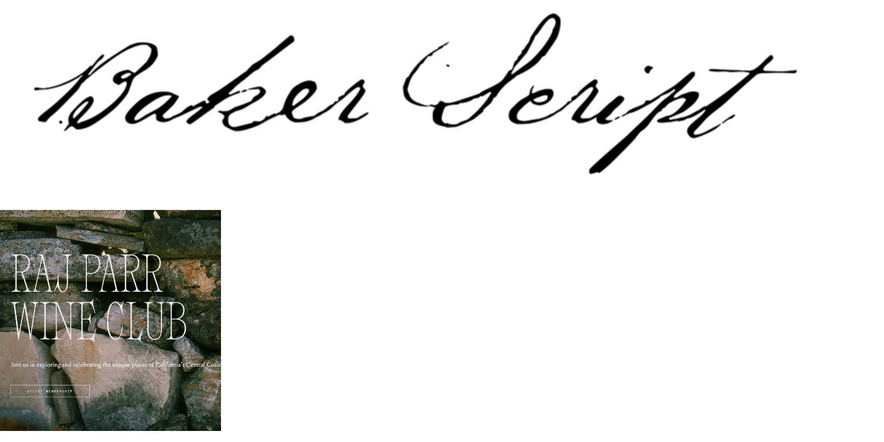 Baker Script in use - Fonts In Use