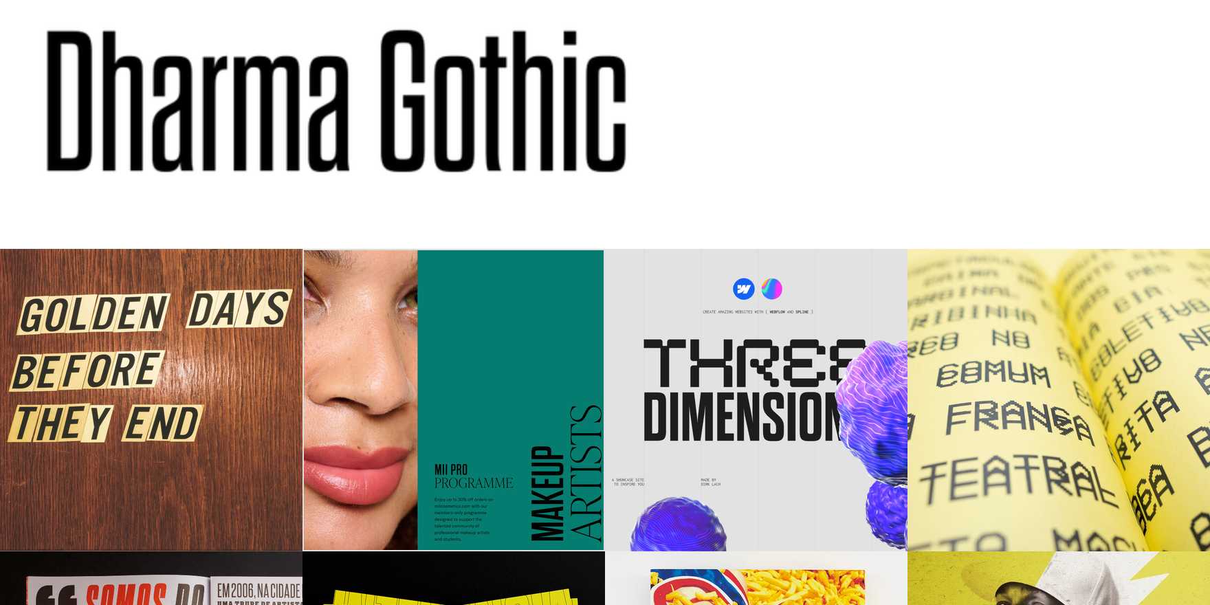 Dharma Gothic in use - Fonts In Use