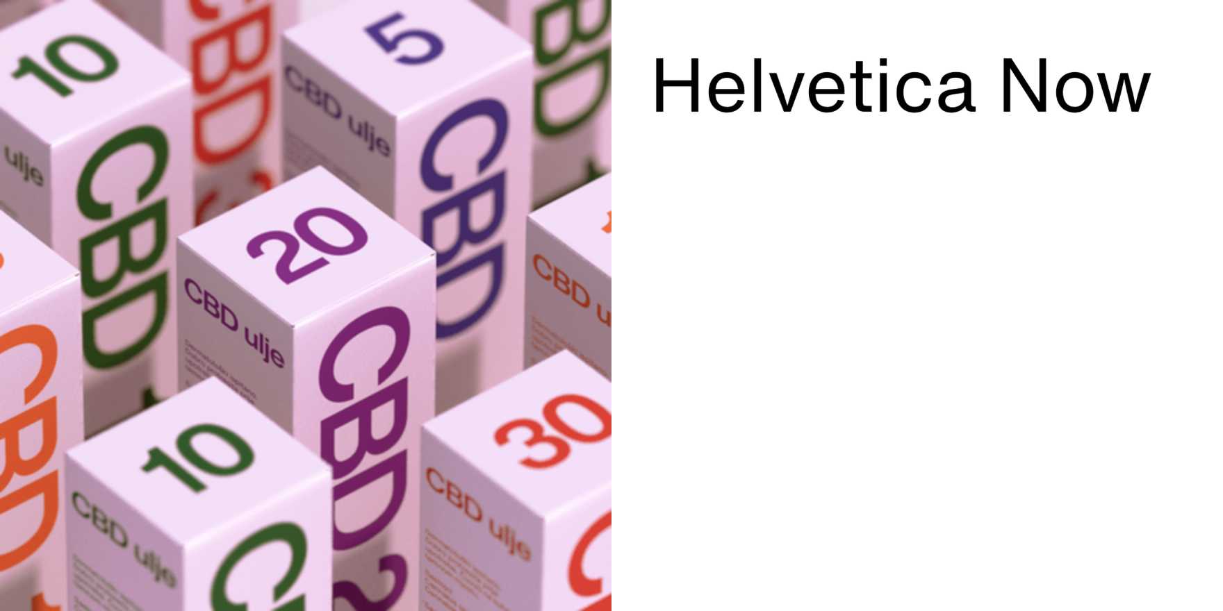 CBD Oil - Fonts In Use