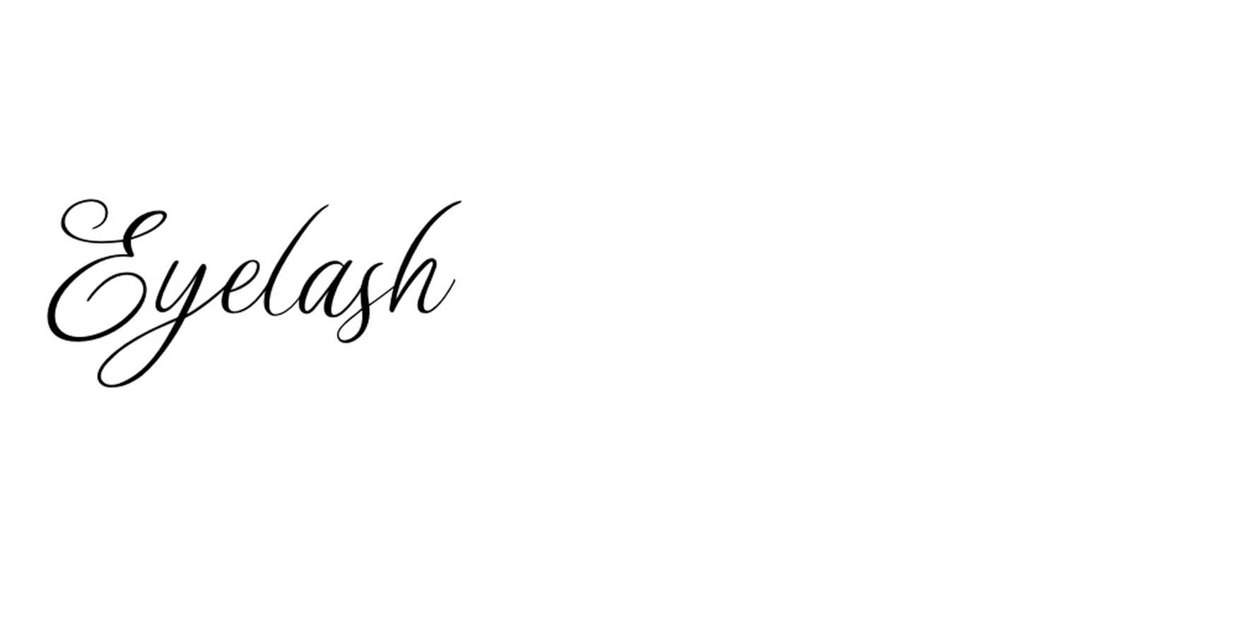 Eyelash in use - Fonts In Use