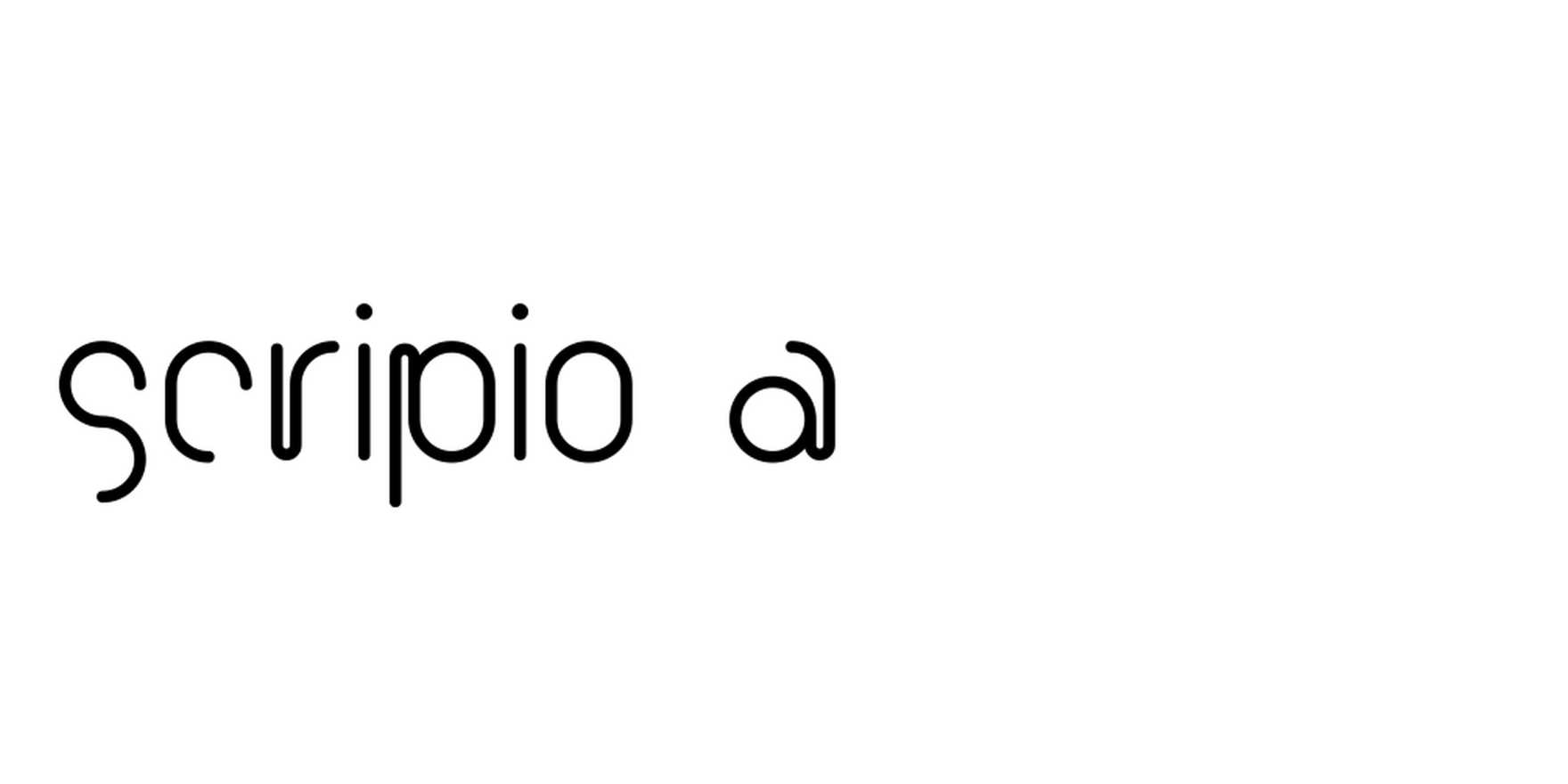Scripio A in use - Fonts In Use