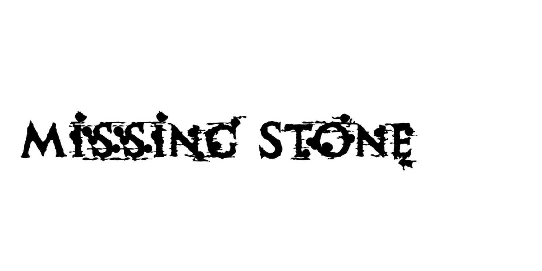 Missing Stone in use - Fonts In Use