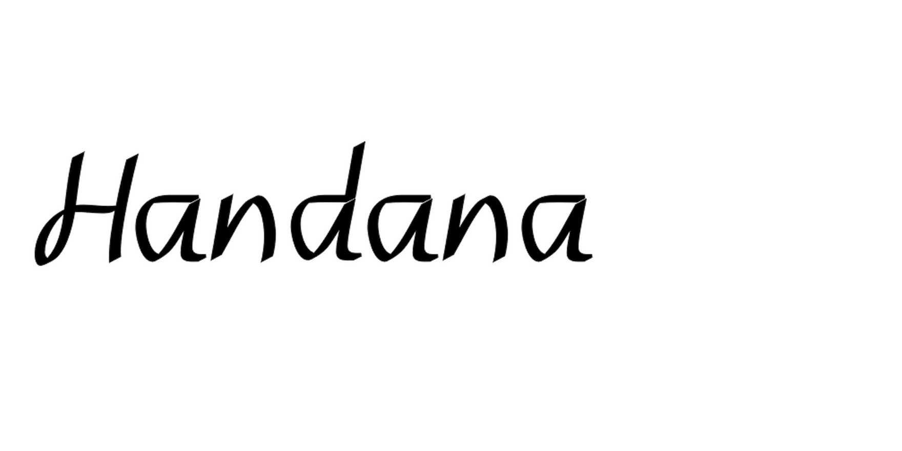 Handana in use - Fonts In Use