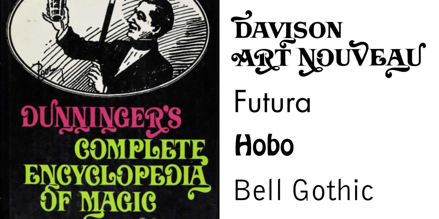 Dunninger’s Complete Encyclopedia of Magic by Joseph Dunninger - Fonts ...
