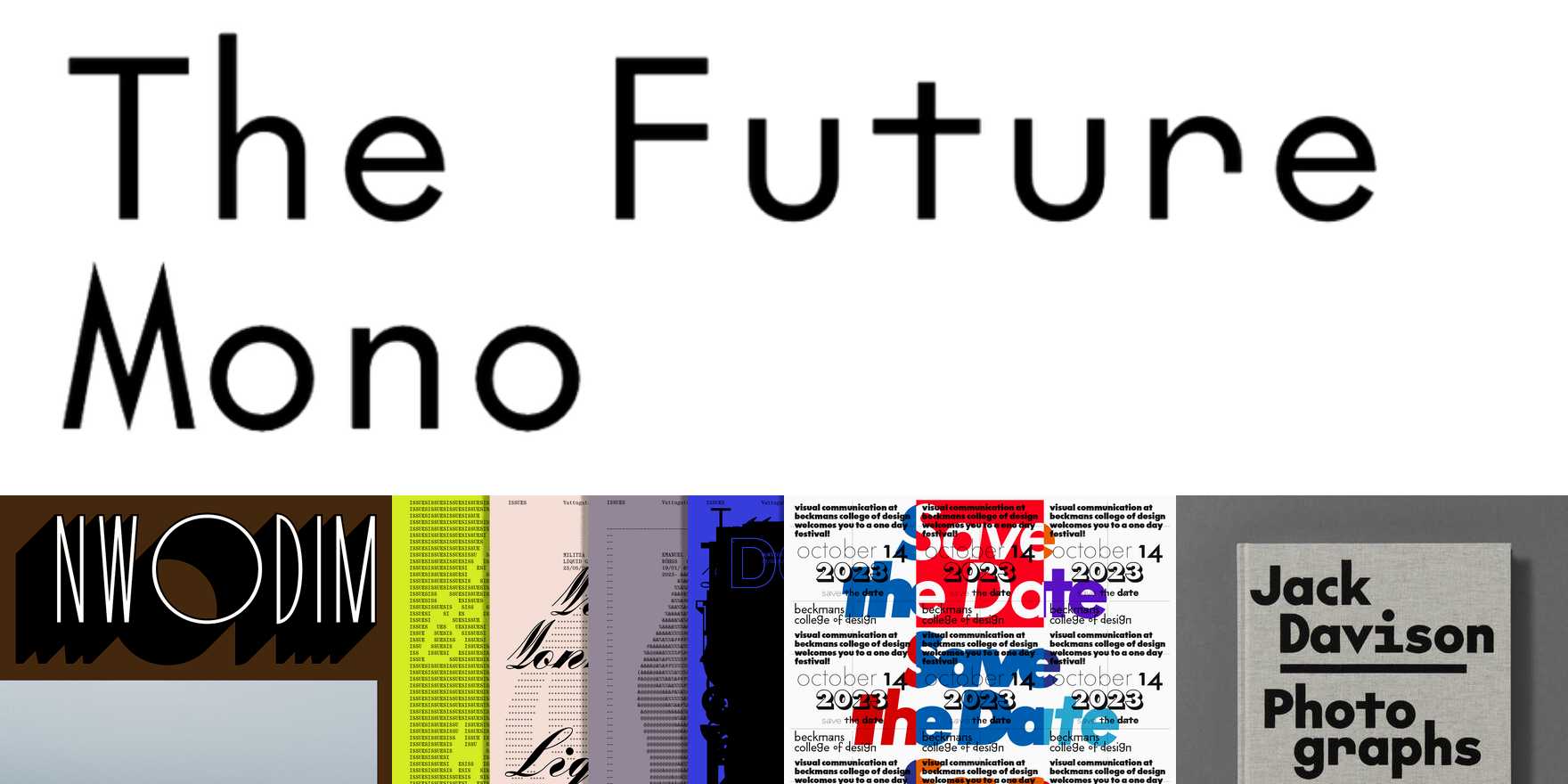 The Future Mono in use - Fonts In Use