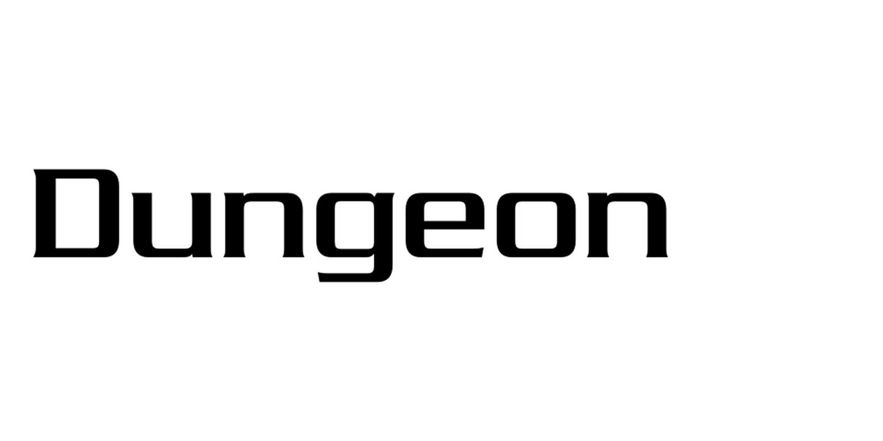 Dungeon in use - Fonts In Use