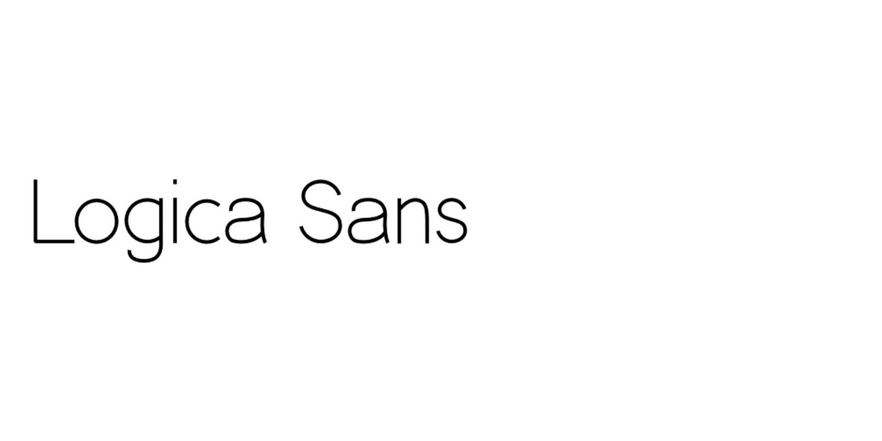 Logica Sans in use - Fonts In Use