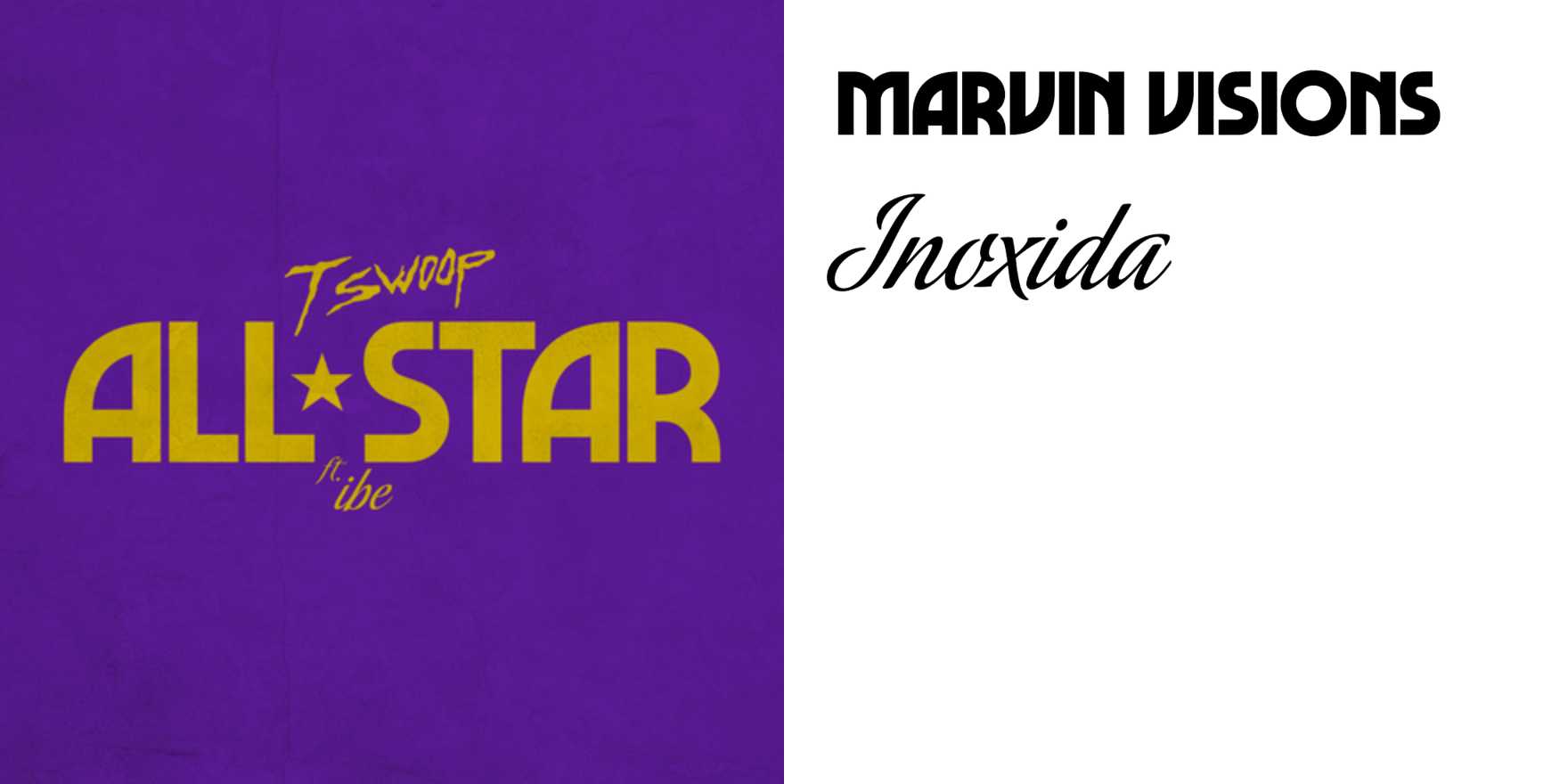 T Swoop – “All Star” single cover - Fonts In Use