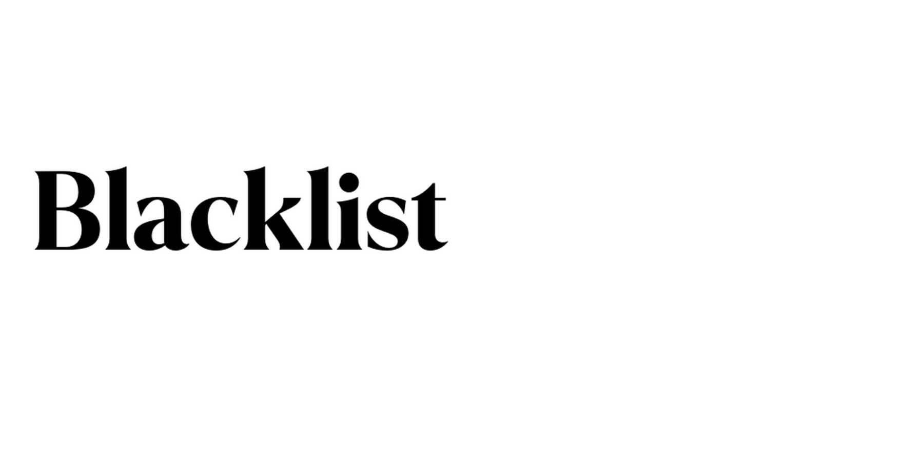 blacklist logo