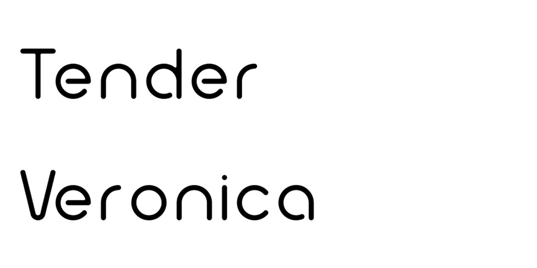 Tender Veronica in use - Fonts In Use