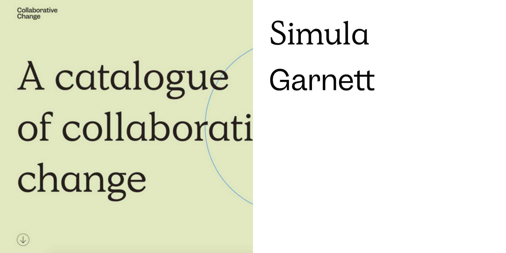 Collaborative Change website - Fonts In Use